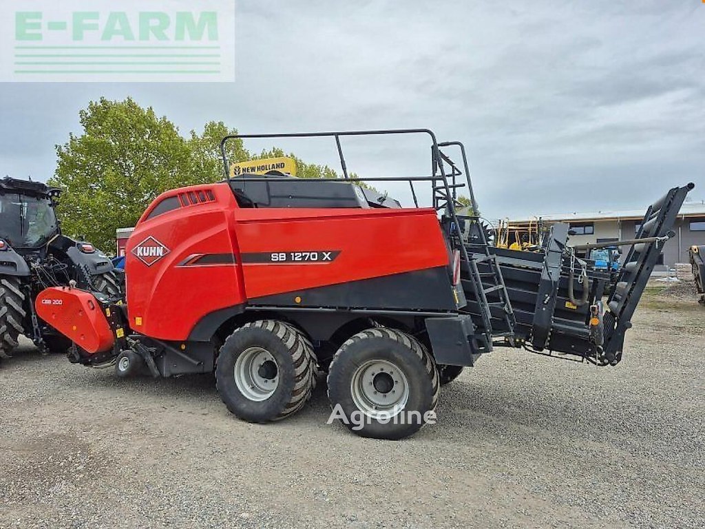 Kuhn sb1270 x + vorbauhäcksler balirka za četvrtaste bale