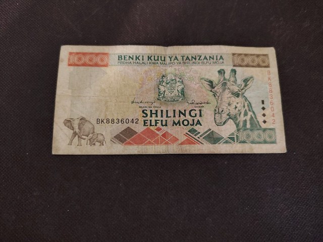 TANZANIA 1000 SHILINGI 1997