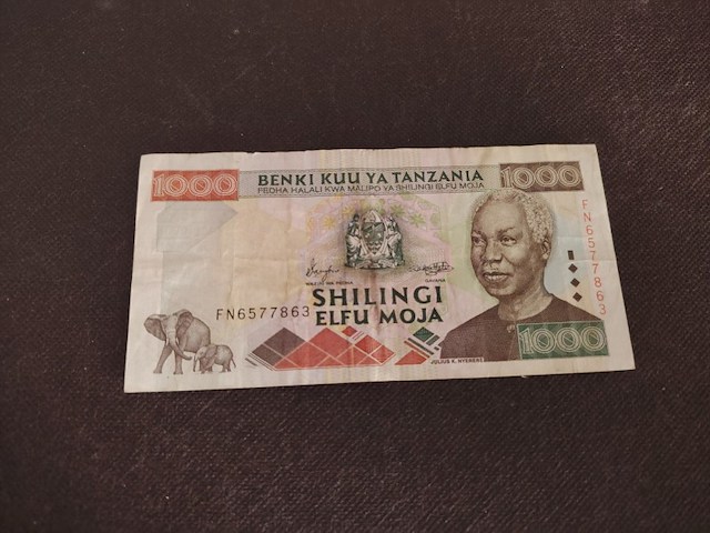 TANZANIA 1000 SHILINGI 1990