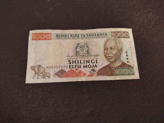 TANZANIA 1000 SHILINGI 1990 - 1 -