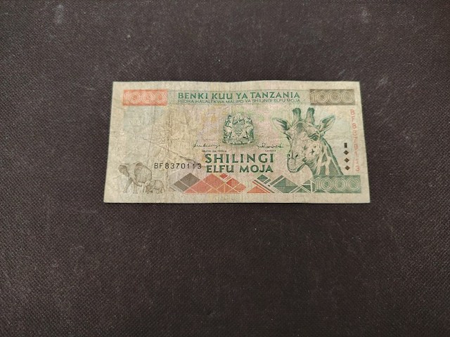 TANZANIA 1000 SHILINGI 1997