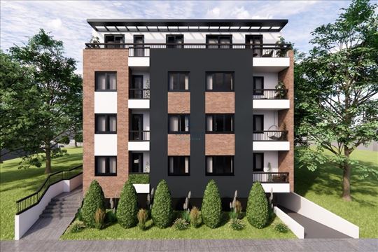 Novogradnja, Medaković, 41.45m2 + 28m2, cena + pdv