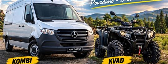 Rent/Iznajmljivanje kombija i kvada