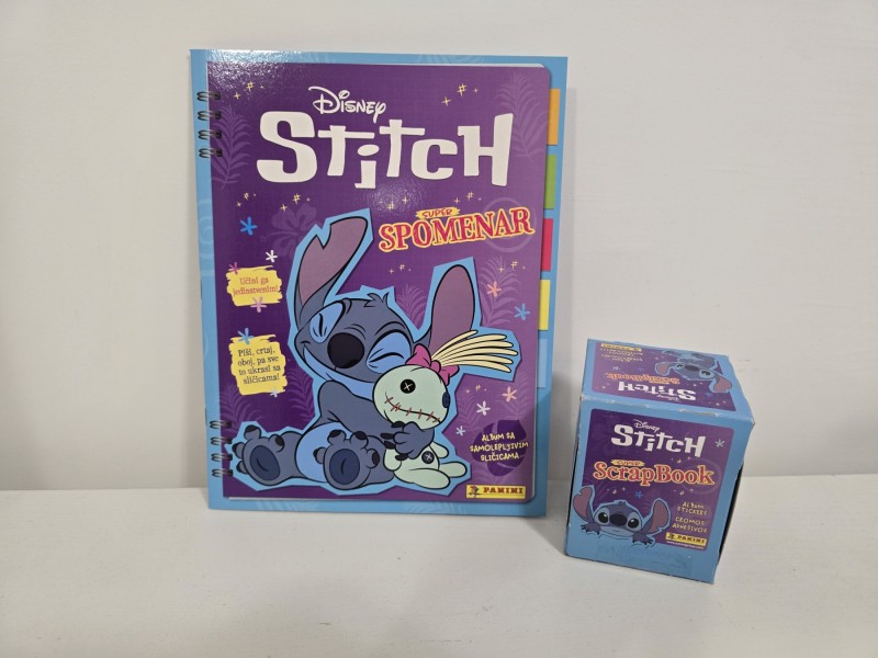 Stitch album i kutija od 36 kesica
