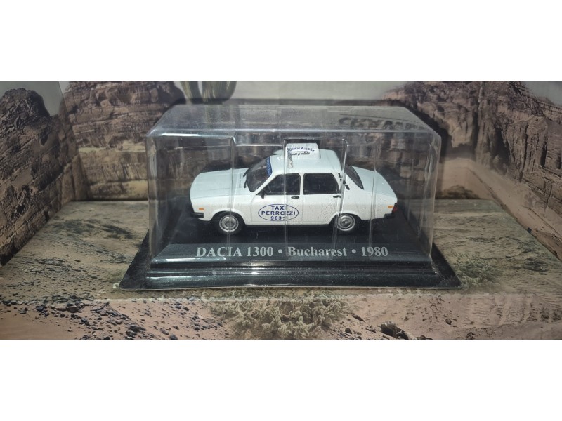 DeAgostini Taxi Dacia 1300 Bucharest (1980) 1:43