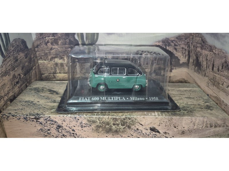 DeAgostini Taxi Fiat 600 Multipla (1956) 1:43