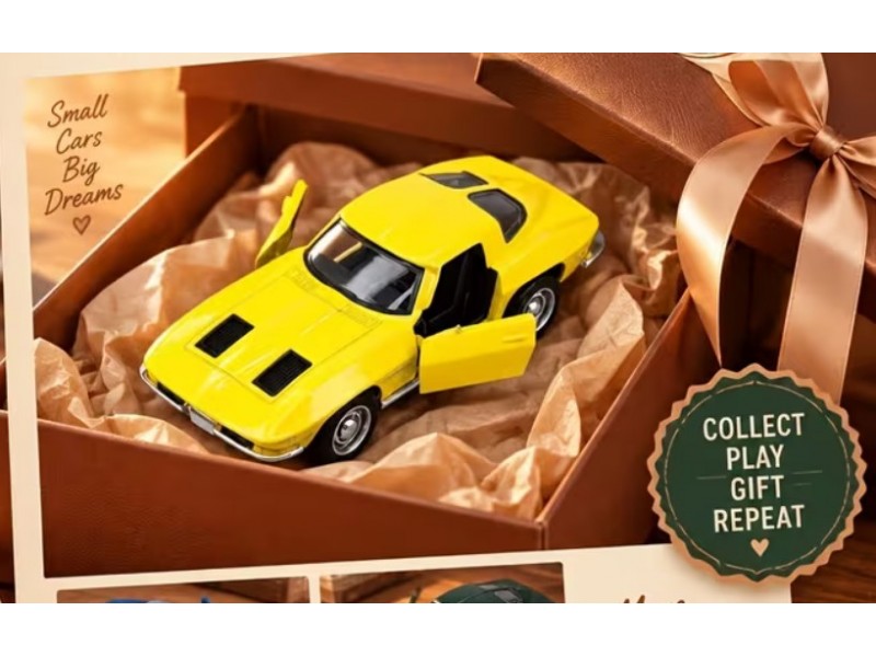 1:36 Chevrolet Corvette Stingray, žuti