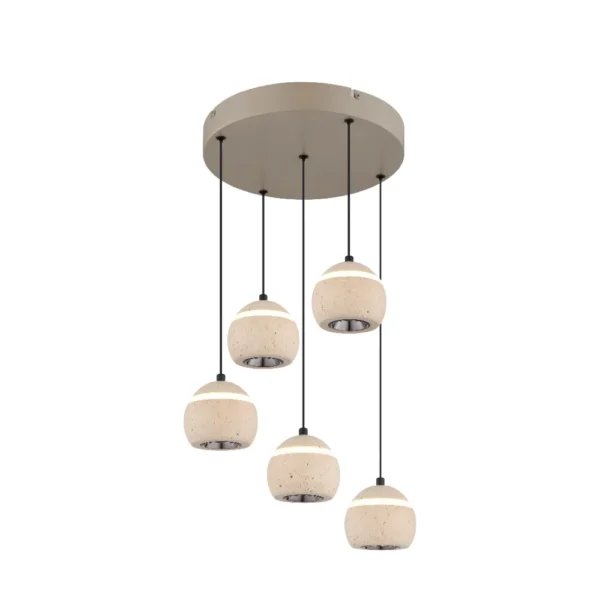 Globo Evara 16067-5R | Visilica | pesak | LED