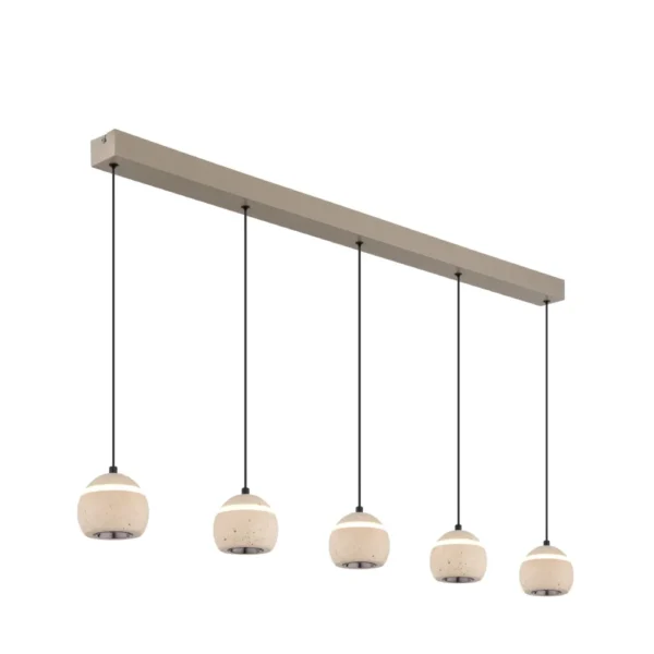 Globo Evara 16067-5 | Visilica | pesak | LED