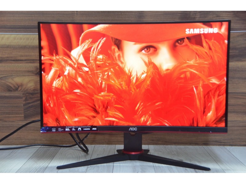 Gaming Monitor 165Hz 1ms Zakrivljen TOP MONITOR