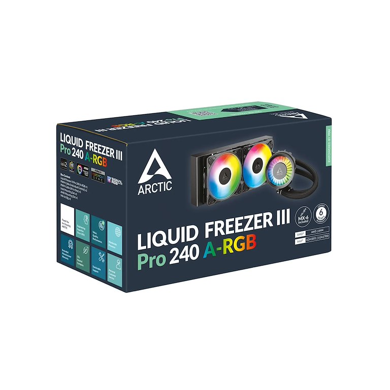 COL CPU AiO LCS Arctic Liquid Freezer III Pro 240 A-RGB (B)