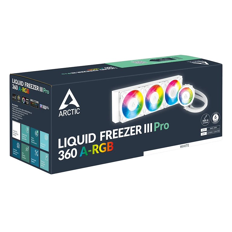 COL CPU AiO LCS Arctic Liquid Freezer III Pro 360 A-RGB (W)