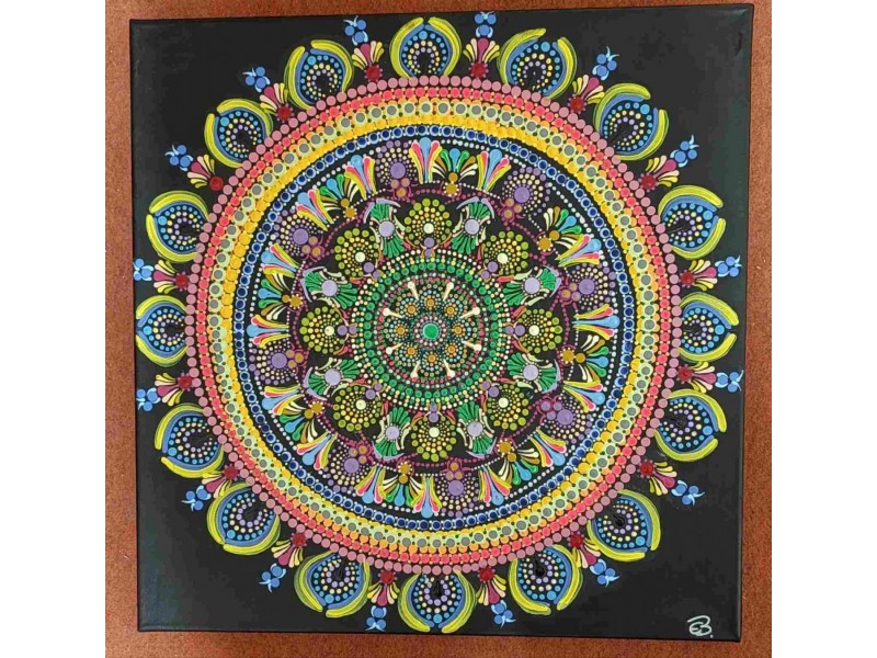 Tačkasta mandala 50х50