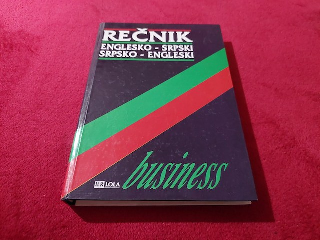 Rečnik englesko-srpski srpsko-engleski business TOP