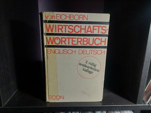 English Deutsch Wirtschafts Worterbuch