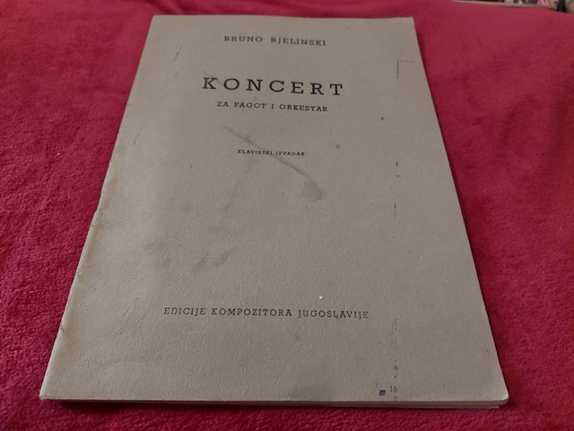 Koncert za fagot i orkestar Bruno Bjelinski