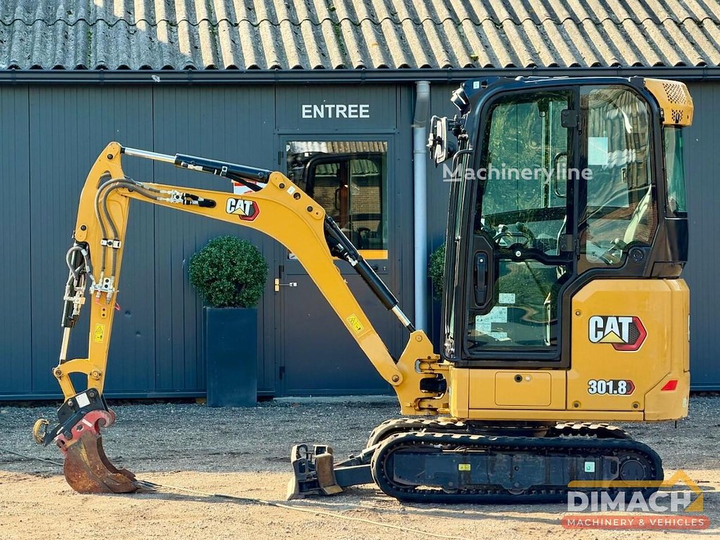 Caterpillar 301.8 Quick coupler CW05 - FULL SERVICE - joystick control - CE mini bager