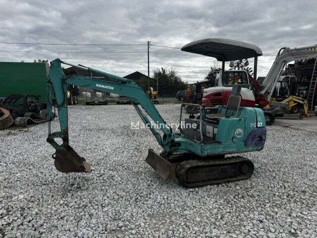 Komatsu PC07 mini bager