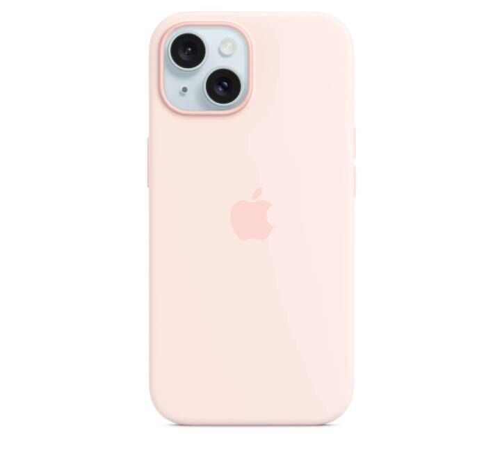 Apple Silikonska MagSafe maska za iPhone 15 MXPH3ZM/A - Light Pink
