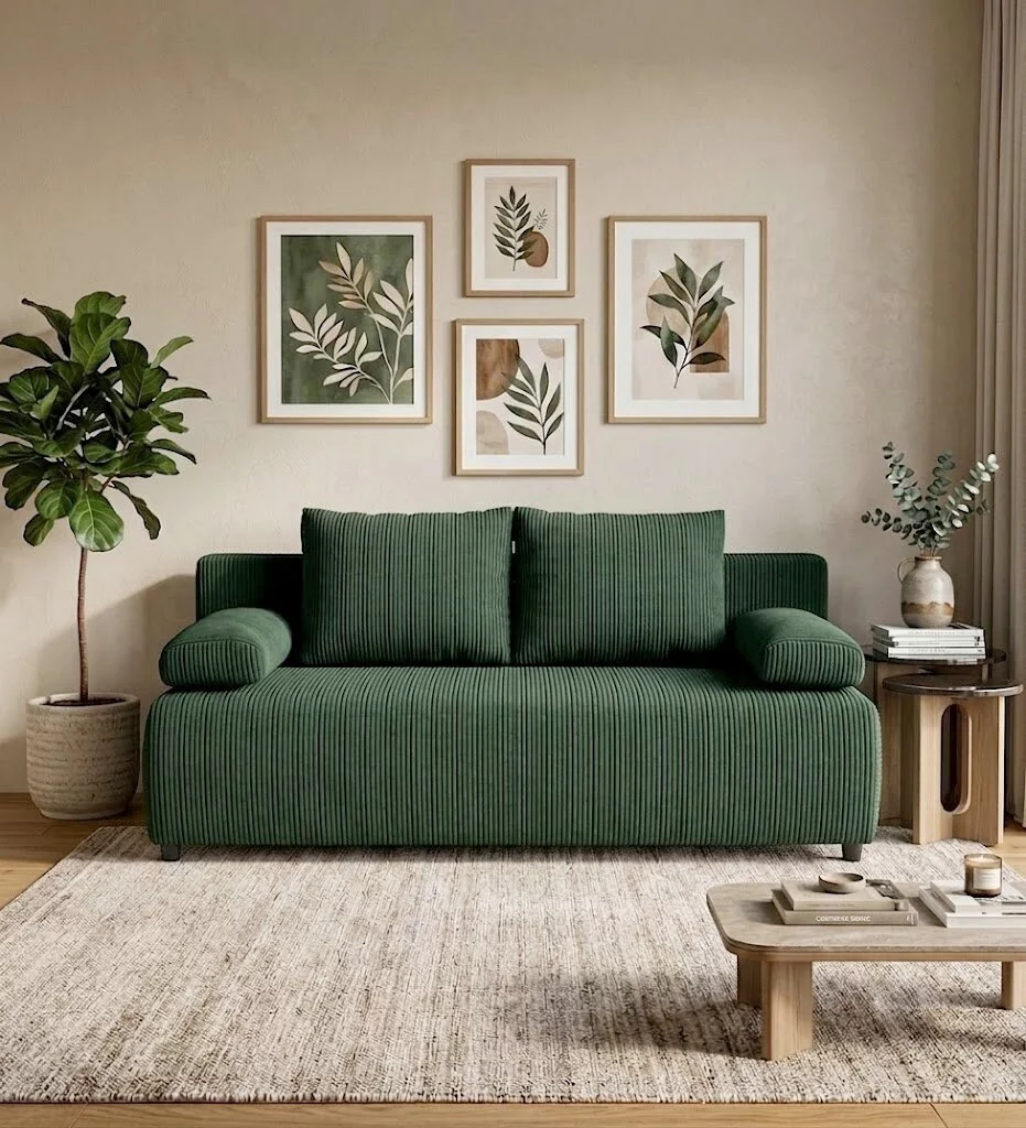 SOFA LEŽAJ zelena