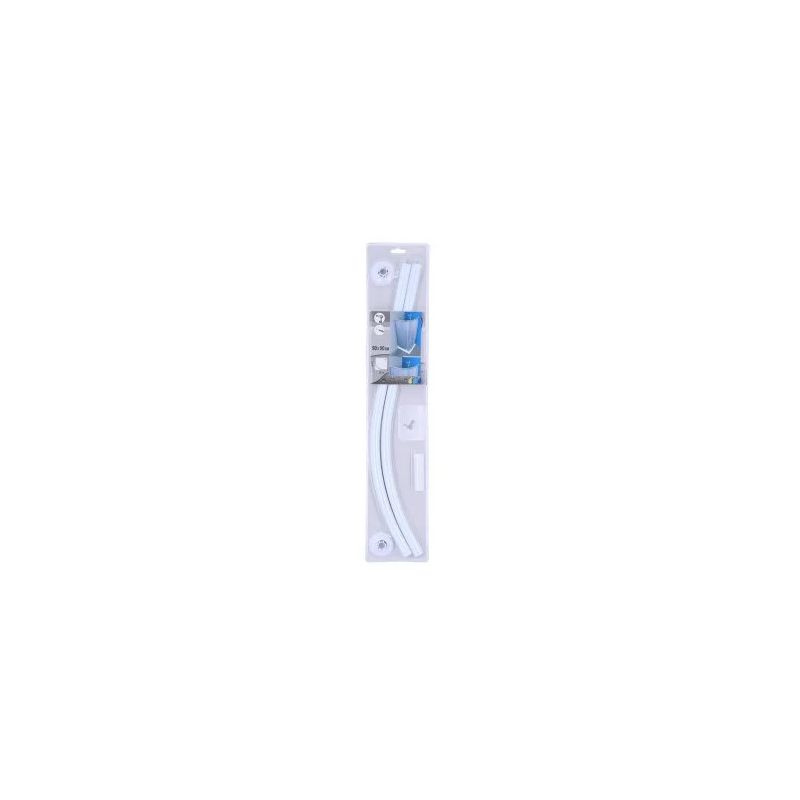 TENDANCE Držač zavesa za kadu polukružni 90X90cm aluminijum bela
