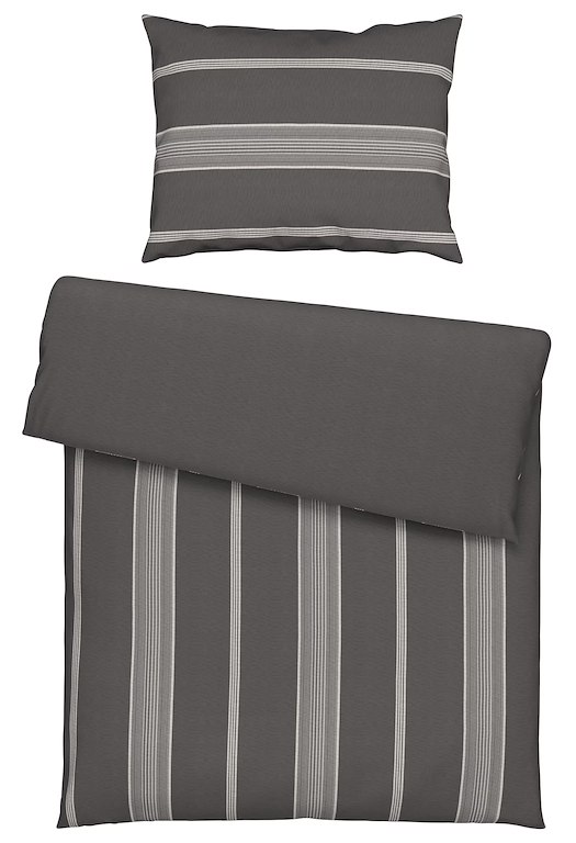 POSTELJINA REMSA 140/200 cm flanel siva