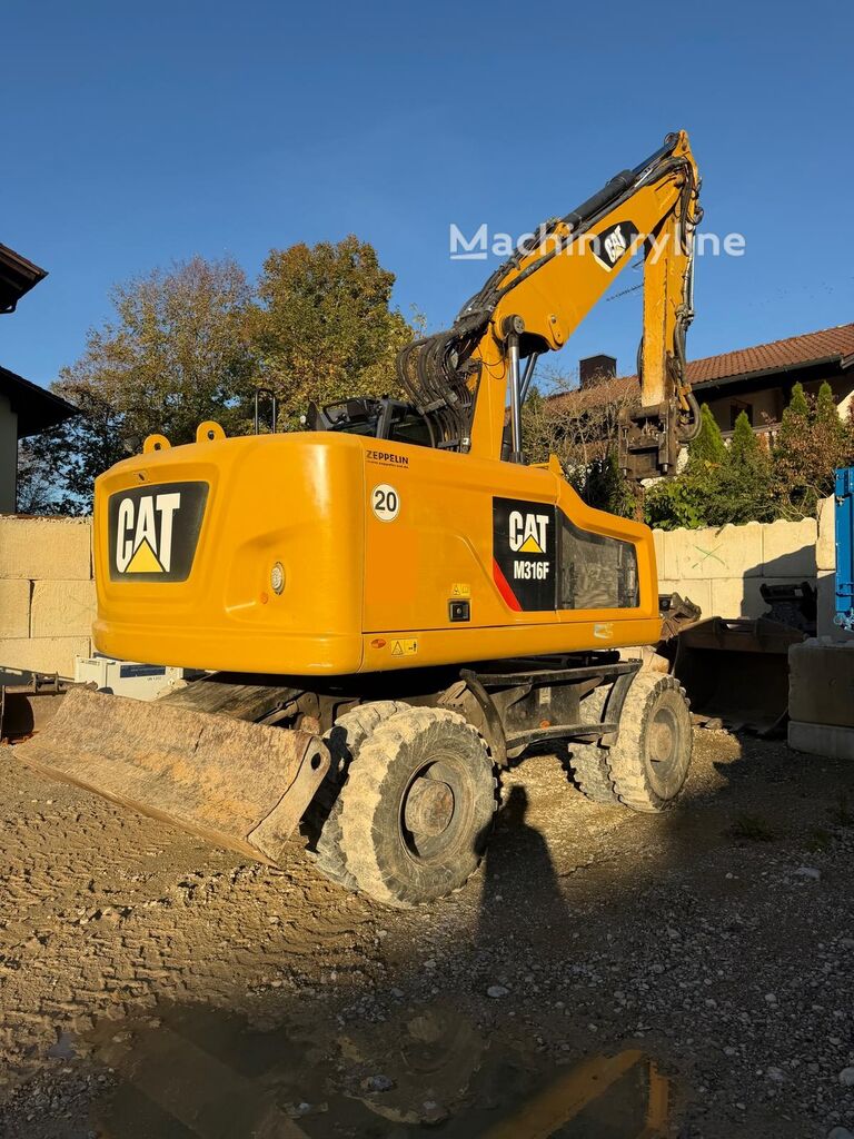 Caterpillar M316F KOPARKA KOŁOWA bager točkaš