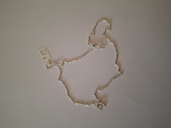 Novo!Srebrna ogrlica, 48 cm