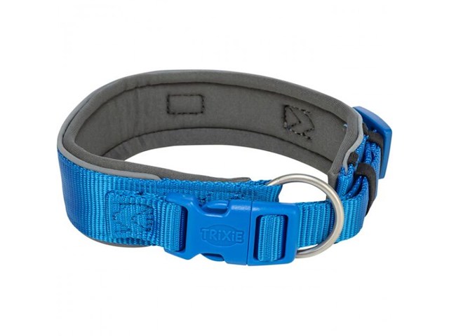 Ogrlica za pse 27-35cm Premium extra wide blue TRIXIE 1995502