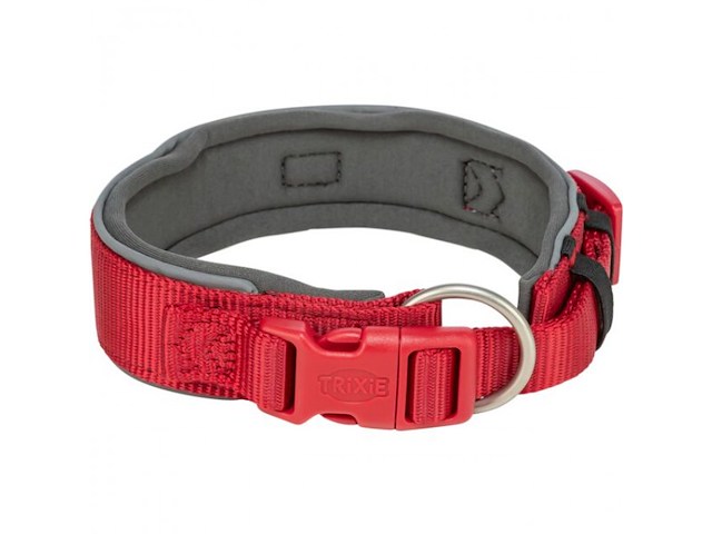 Ogrlica za pse 33-42cm Premium extra wide red TRIXIE 1995603