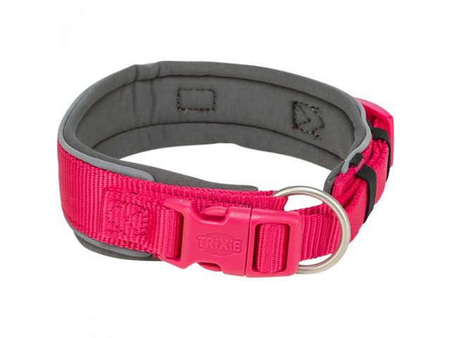 Ogrlica za pse 27-35cm Premium extra wide fuchsia TRIXIE 1995511