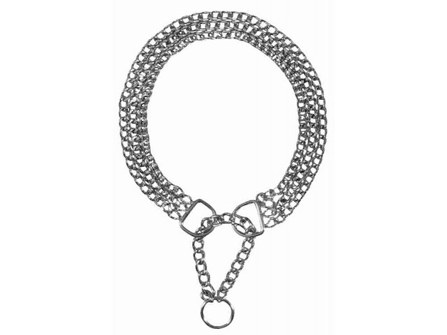 Ogrlica - poludavilica za pse troredna 60cm TRIXIE 2268