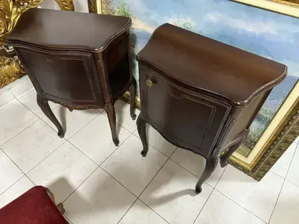 Stilske komode u paru   ✨ Komode u dobrom stanju.    Širina: 58 cm