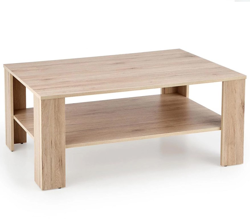 Kwadro klub sto 110x65x52 cm natur (votan hrast)