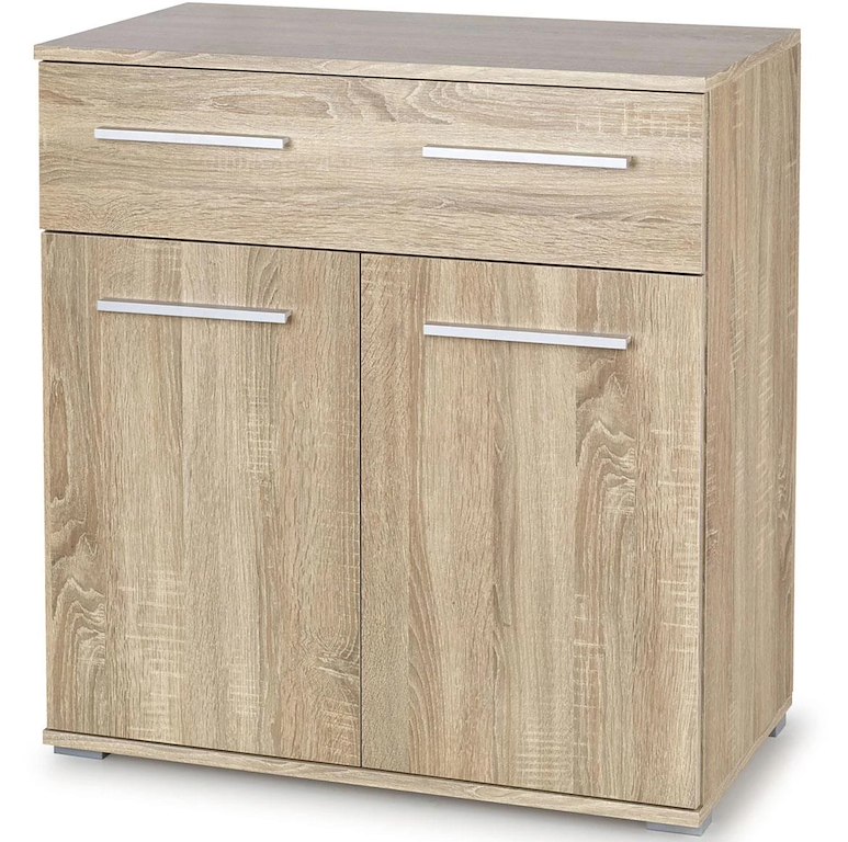 Lima KM-1 komoda 1 fioka + 2 vrata 77x40x82 cm natur (Sonoma hrast)