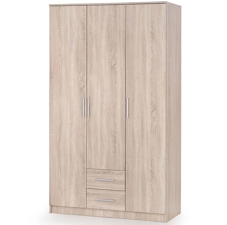 Lima S-3 ormar 2 fioke + 3 vrata 120x52x205 cm natur (Sonoma hrast)
