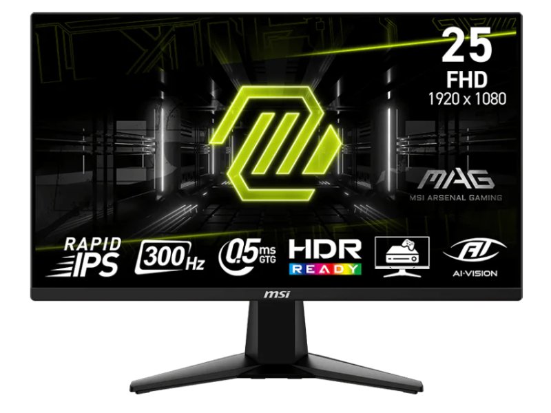 MSI MAG 255XF IPS FHD 300HZ AMD FREESYNC PREMIUM