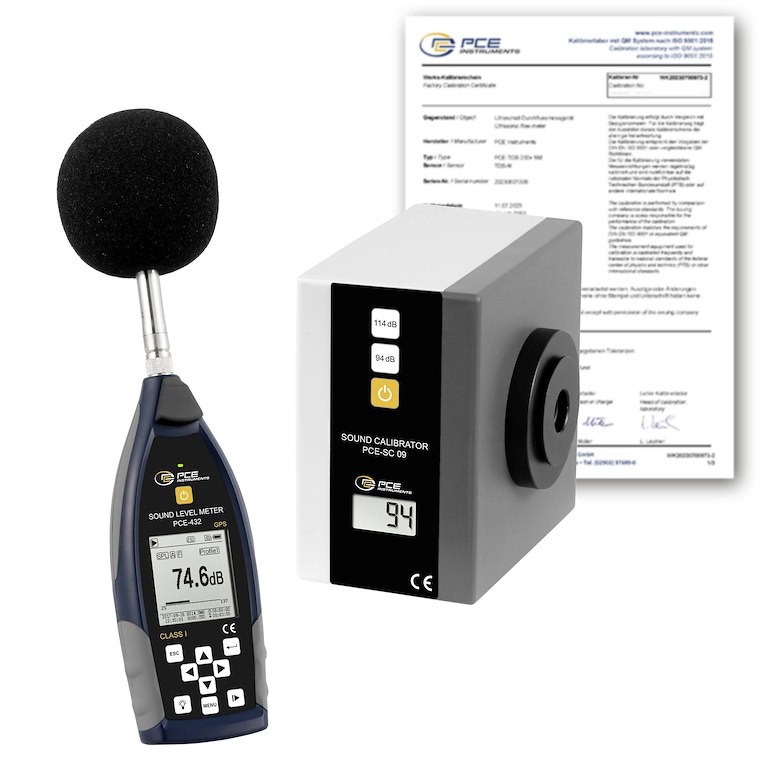 PCE Instruments PCE-432-SC 09-ICA kalibrator
