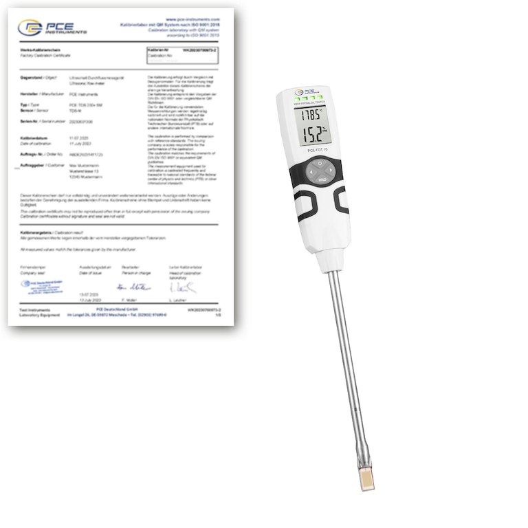 PCE Instruments PCE-FOT 10-ICA uređaj za merenje temperature
