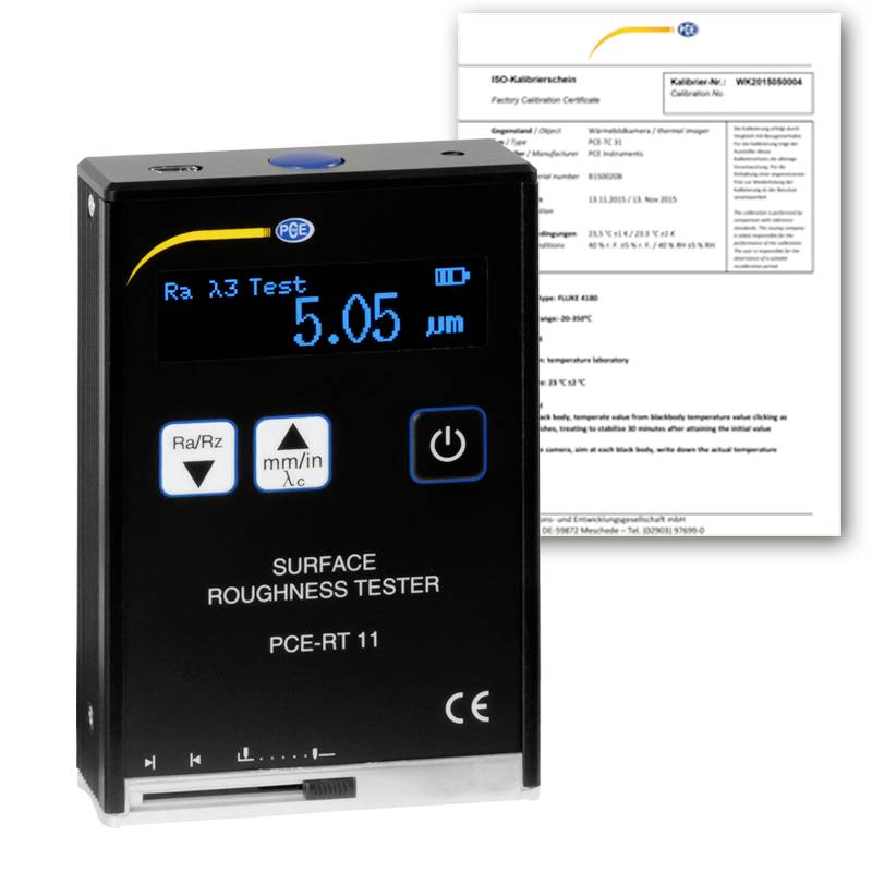 PCE Instruments PCE-RT 11-ICA uređaj za merenje hrapavosti