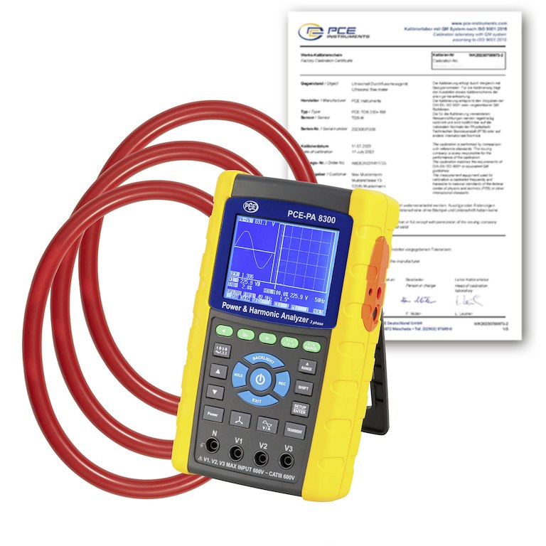 PCE Instruments PCE-PA 8300-2-ICA analizator električne mreže