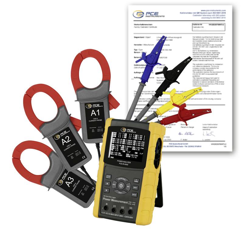 PCE Instruments PCE-PA 8000-ICA analizator električne mreže
