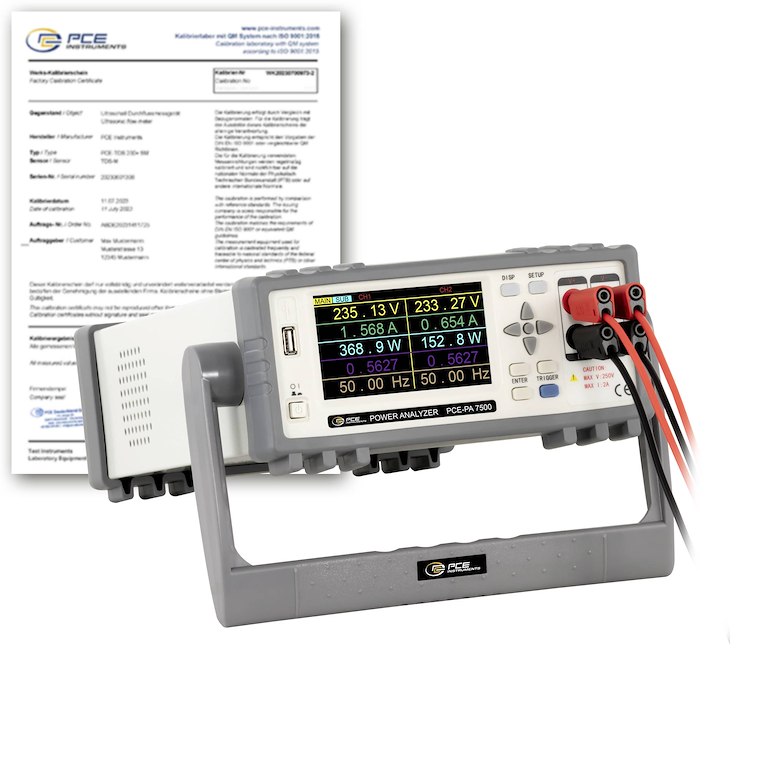PCE Instruments PCE-PA 7500-ICA analizator električne mreže