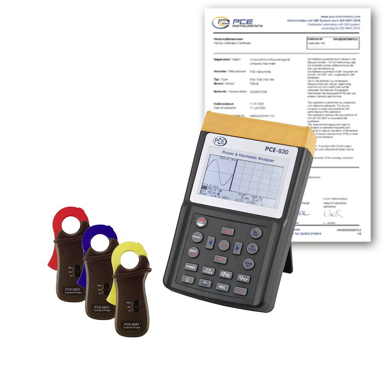 PCE Instruments PCE-830-1-ICA analizator električne mreže