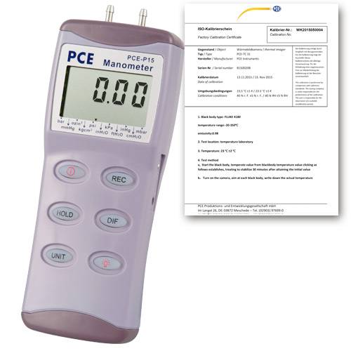 PCE Instruments PCE-P50-ICA merač diferencijalnog pritiska