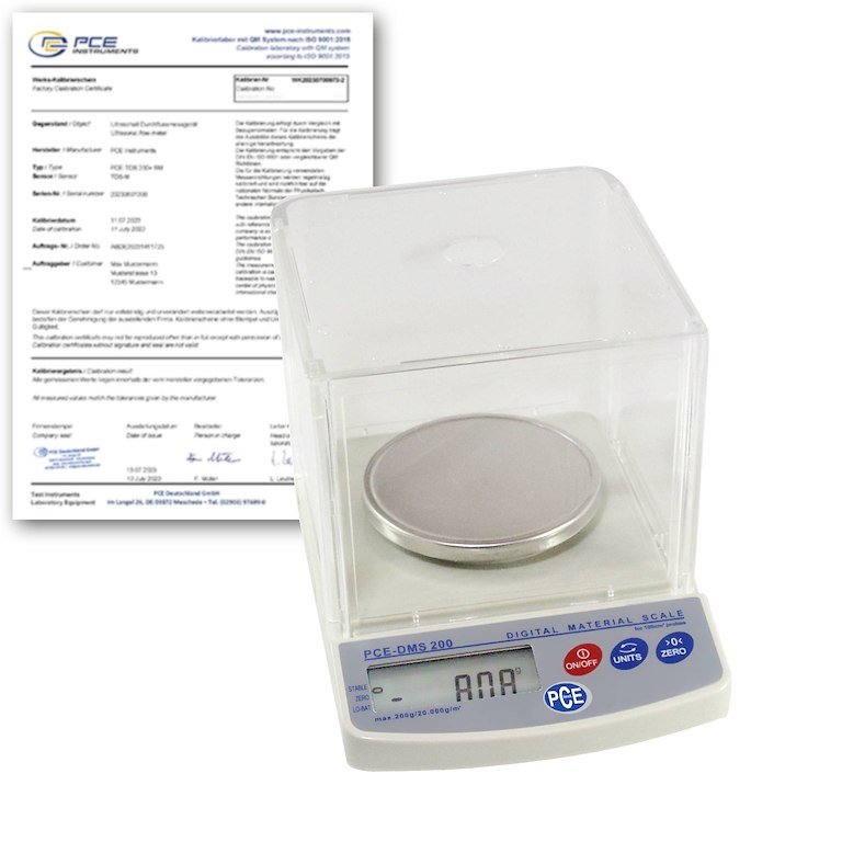 PCE Instruments PCE-DMS 200-ICA digitalna vaga