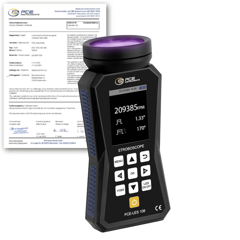 PCE Instruments PCE-LES 108UV-385-ICA LED stroboskop