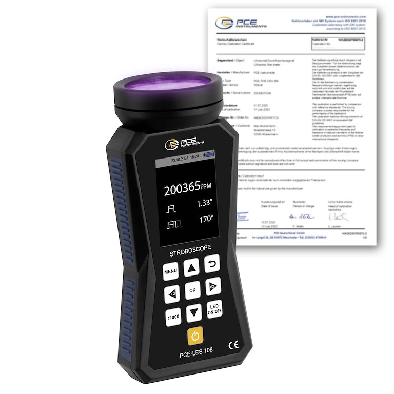 PCE Instruments PCE-LES 108UV-365-ICA LED stroboskop