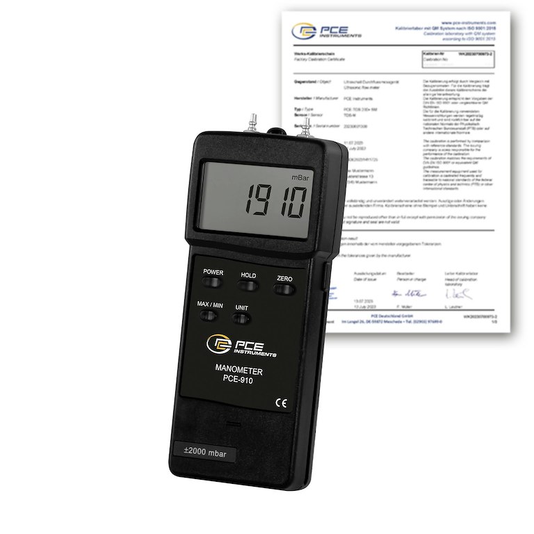 PCE Instruments PCE-910-ICA precizni merač pritiska