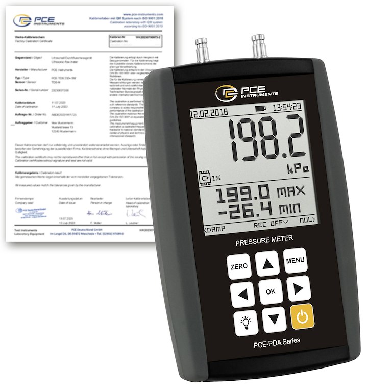 PCE Instruments PCE-PDA 100L-ICA merač pritiska